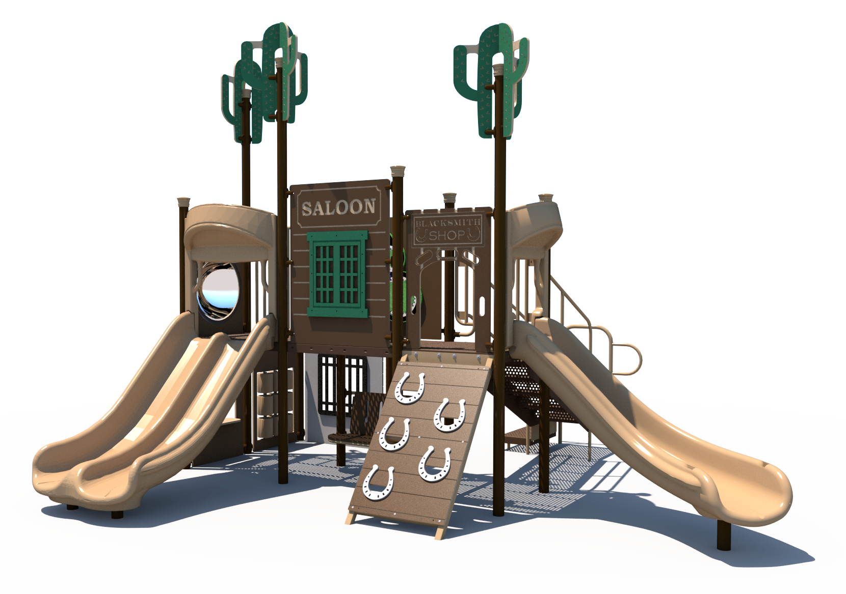 Howdy Partner - Western Themed Playground Structure