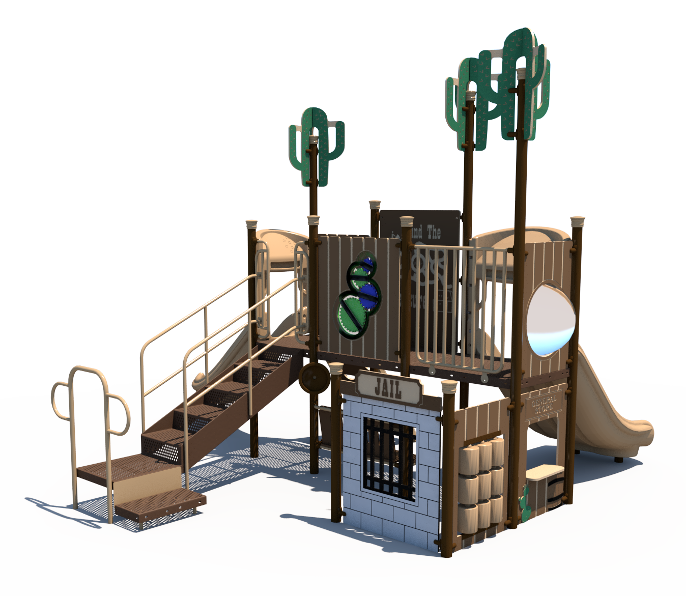 Howdy Partner - Western Themed Playground Structure