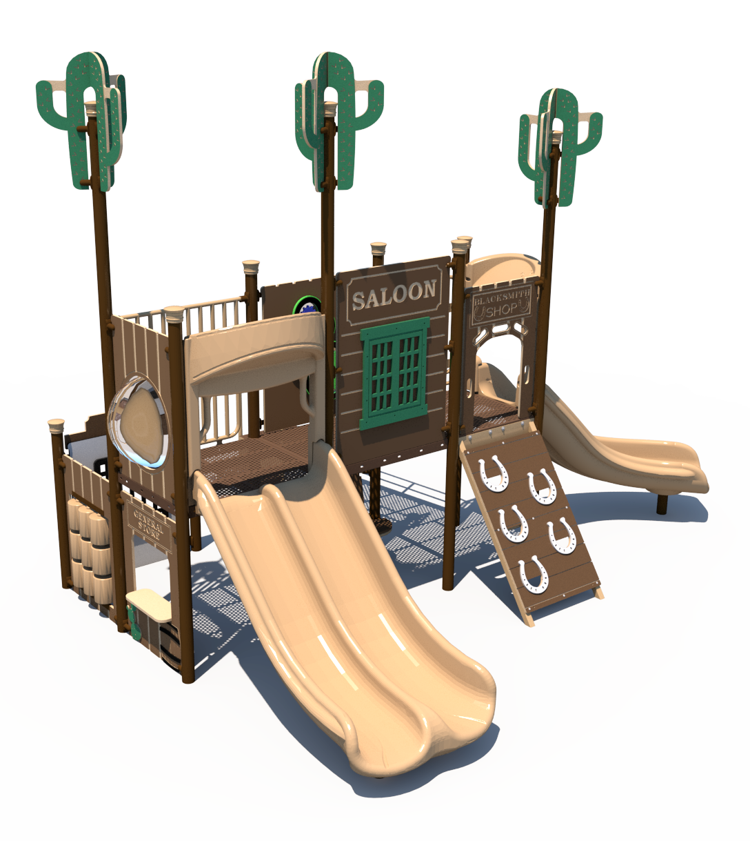 Howdy Partner - Western Themed Playground Structure