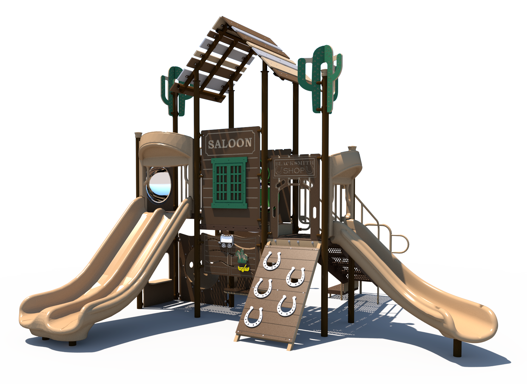Wild Wagoneer - Western Themed Playground Structure