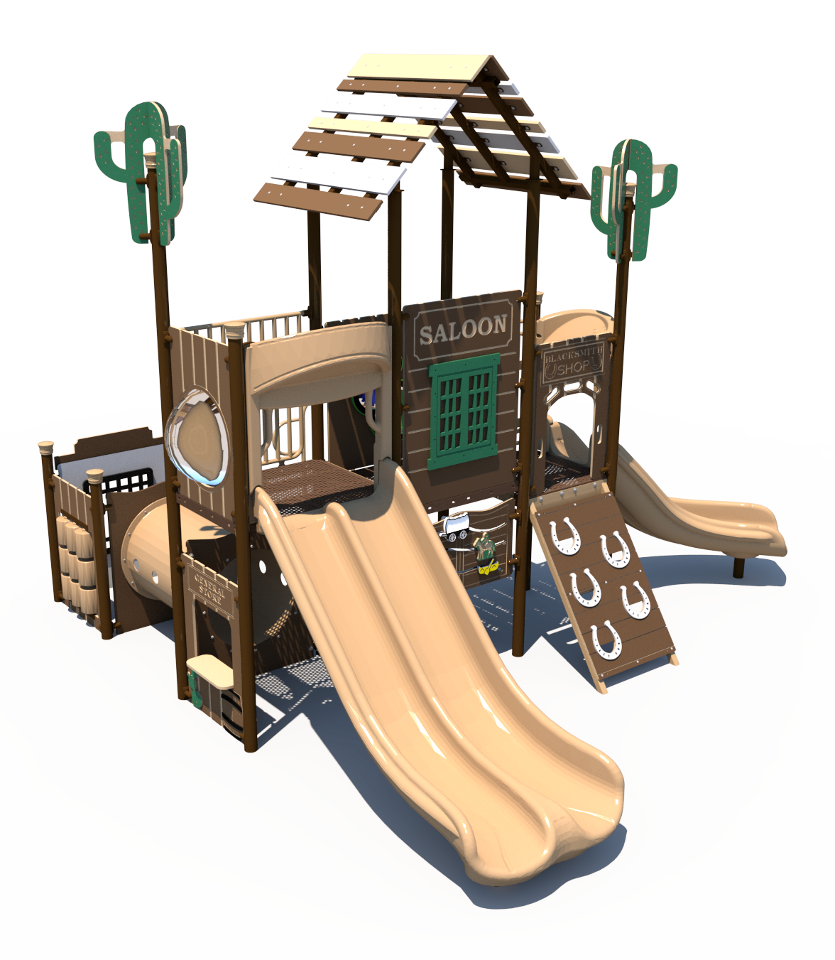 Wild Wagoneer - Western Themed Playground Structure