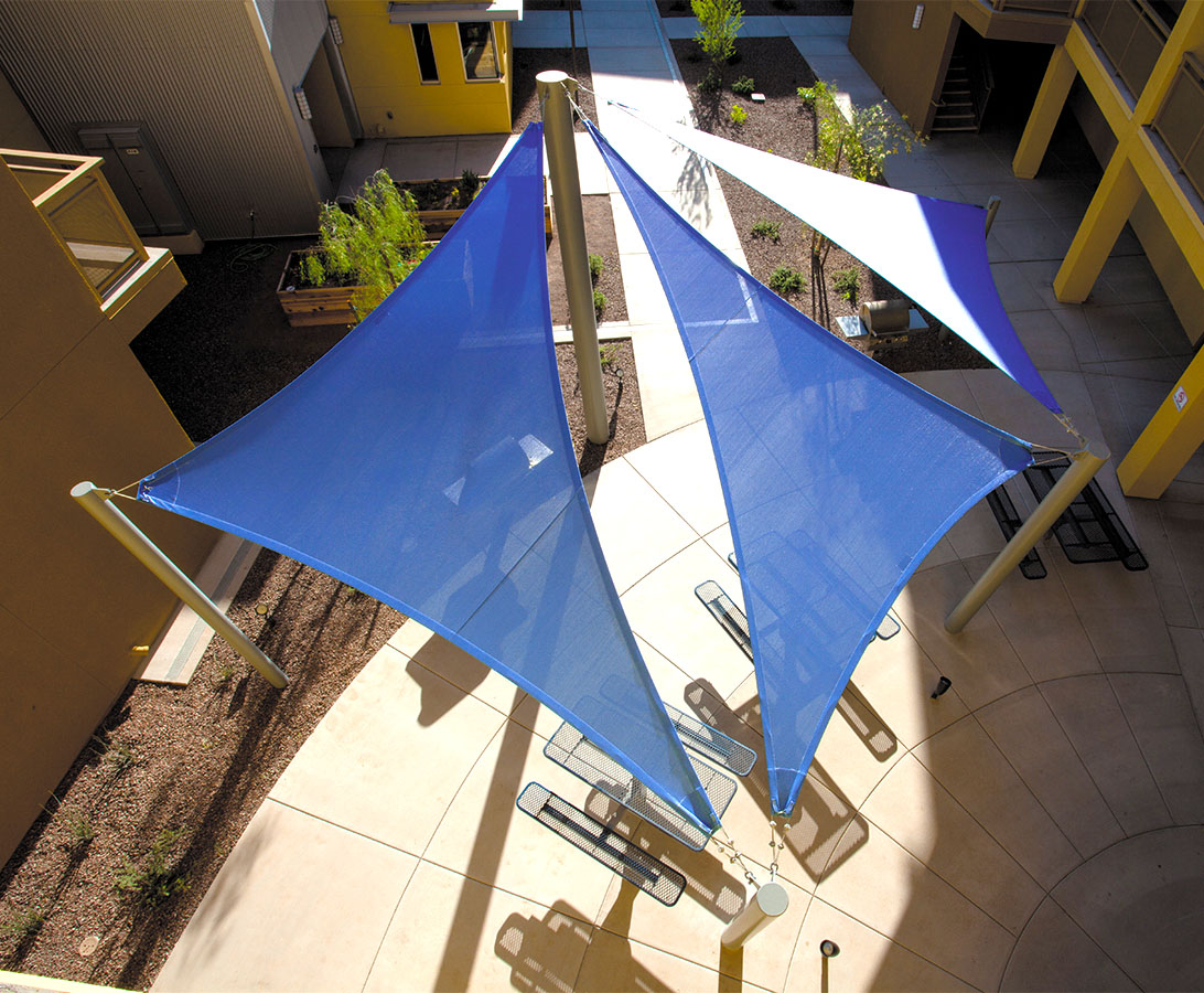 Custom Sail Shade | Shade Structures