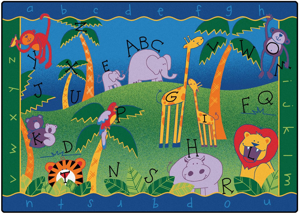 Any Day Alphabet Organizational Rug | Preschool Rugs | ABC Rugs